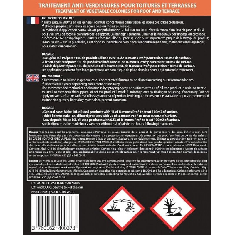 Anti Mousse concentré 5L - Efficacité professionnelle